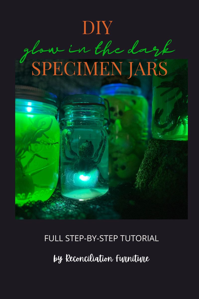 DIY Halloween: Light-Up Specimen Jars - Reconciliation Inspiration